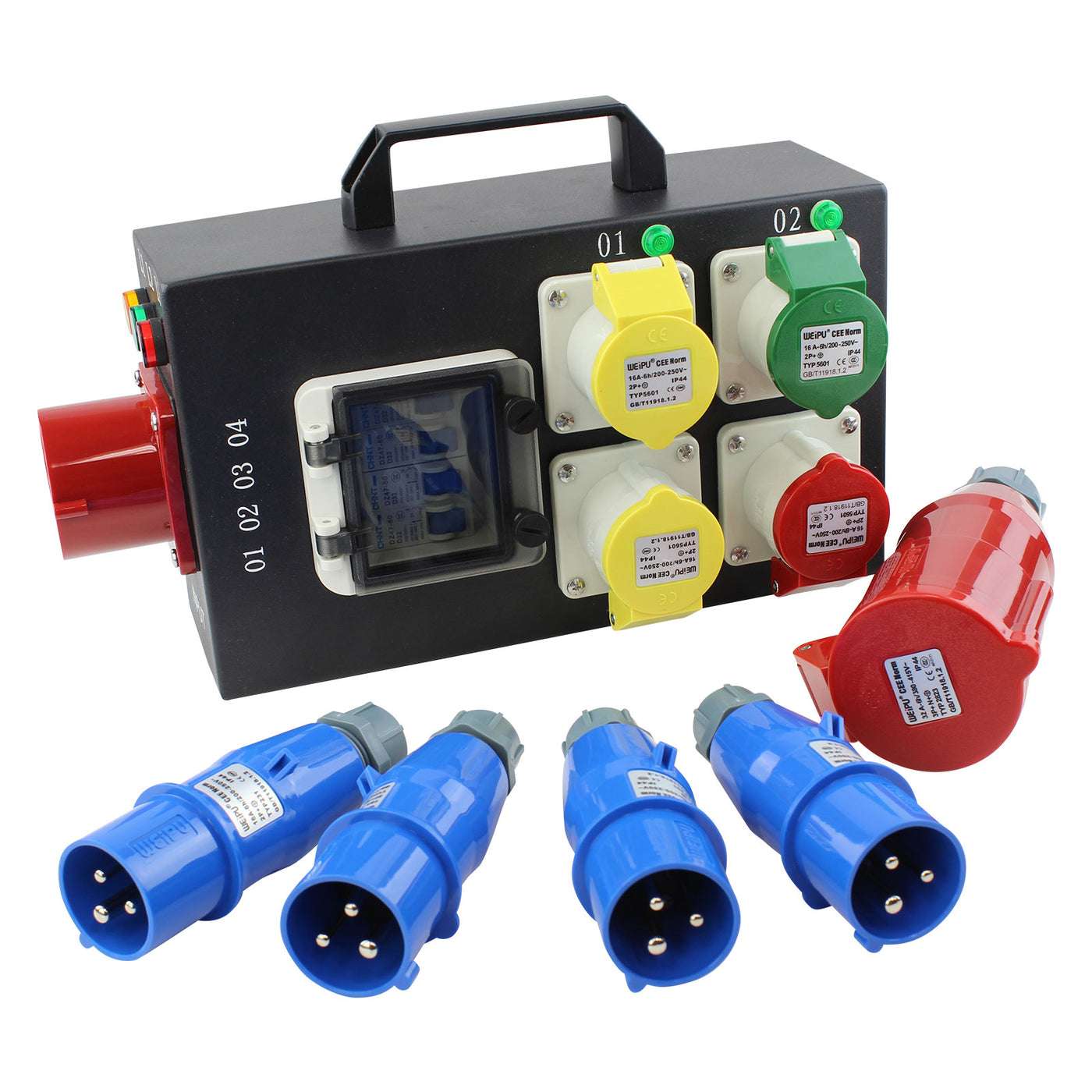 Blastking VPB-110 1 In 4 Out Distribution Box with Camlock Fittings ...