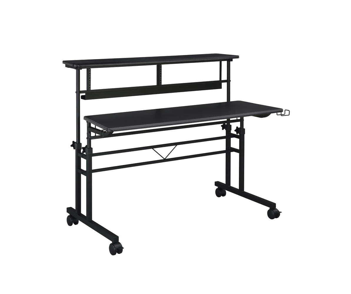 Musiea BE100 Series Sit and Stand Studio Desk Workstation with 2x3U ...
